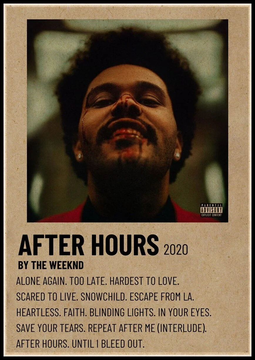 Athvotar Rapper Posters Hip Hop The Weeknd Wiken Potted Brother Quality ...