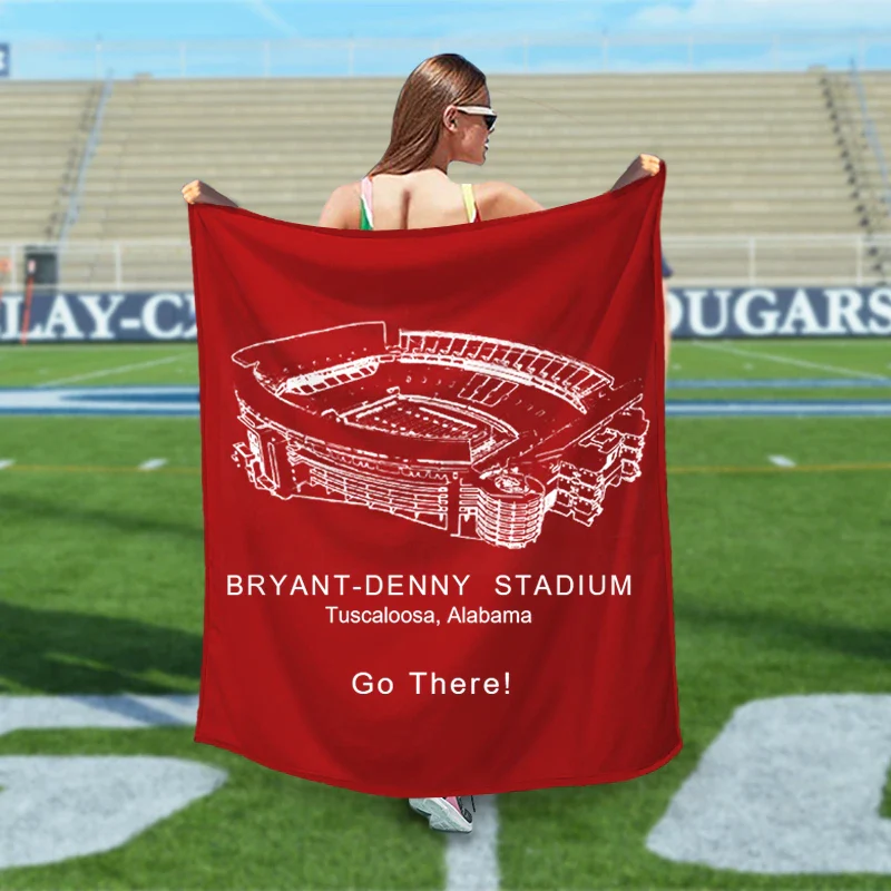 Custom Blankets Personalized Bryant–Denny Stadium - Alabama Crimson ...