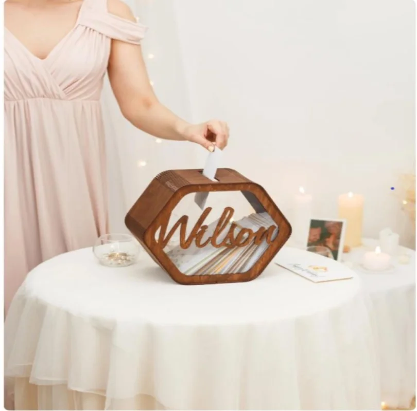 Personalized Wedding Card Box