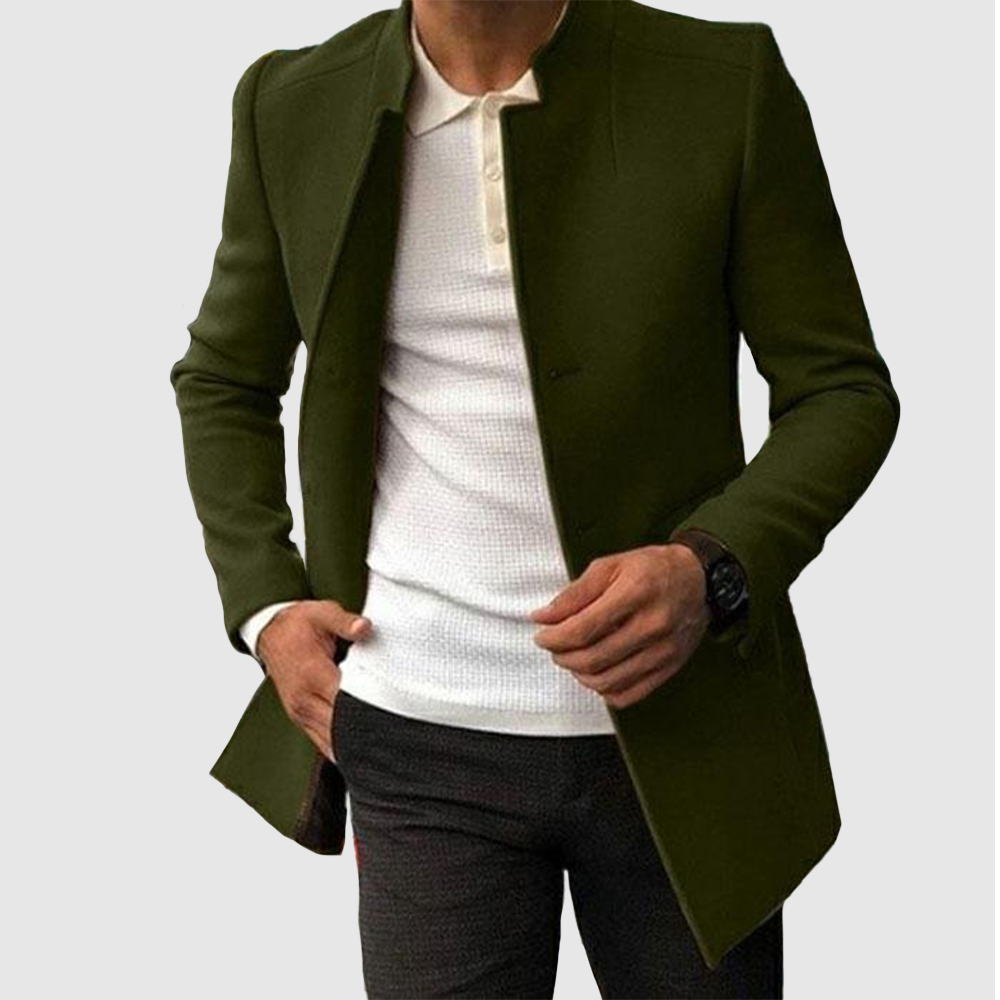 Men Solid Blazer Coat men-solid-blazer-coat