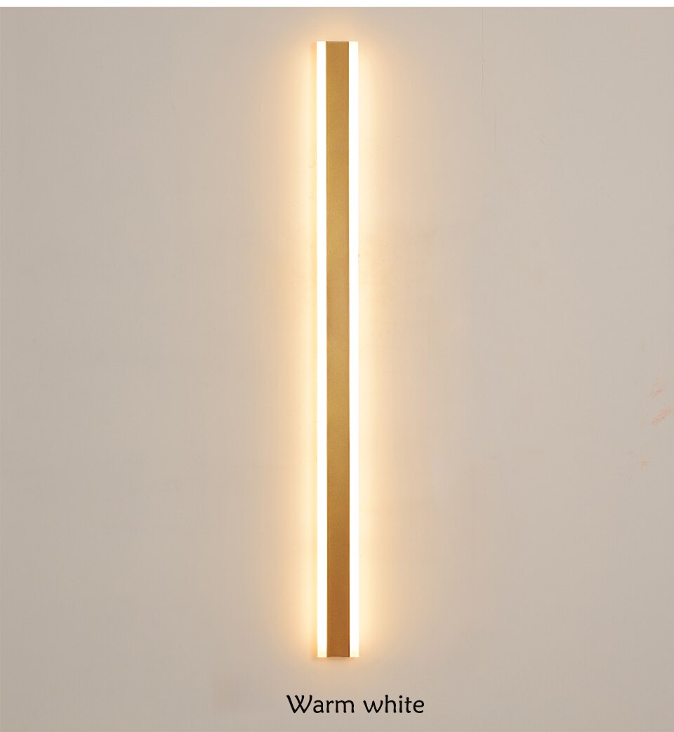 Modern IP65 Waterproof Outdoor Lights Stainless Steel Long LED Wall ...