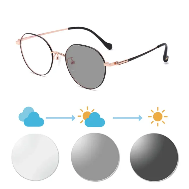 SHINU Prescription glasses women titanium glasses frame photochromic ...