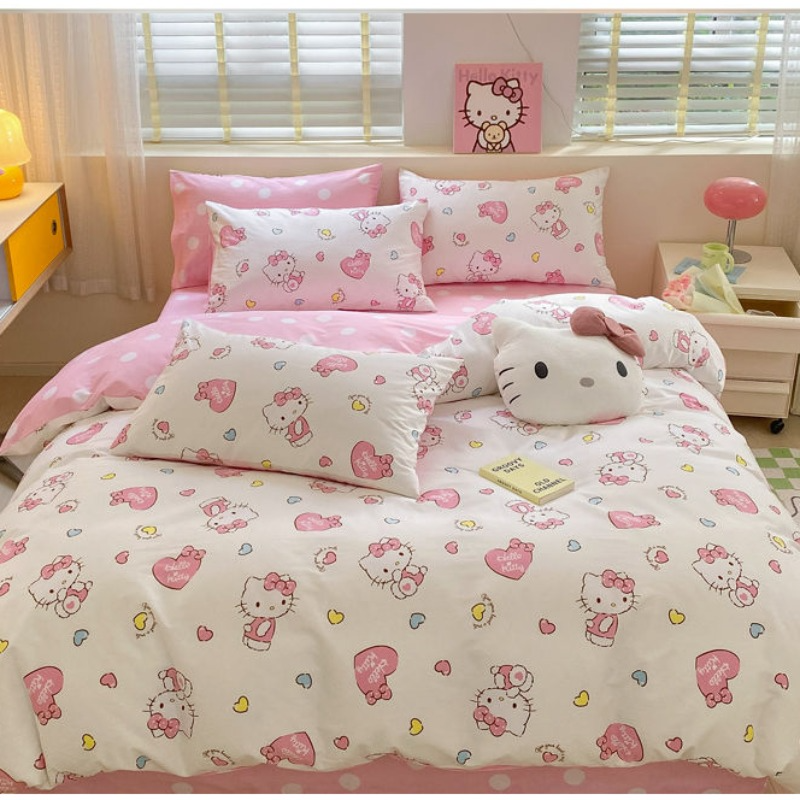 Kawaii Kitty Cotton Cartoon Bed - Kimi