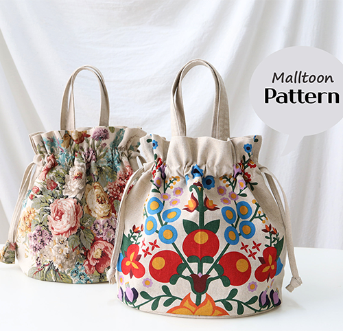 DIY Bucket Bag——Template+Manual