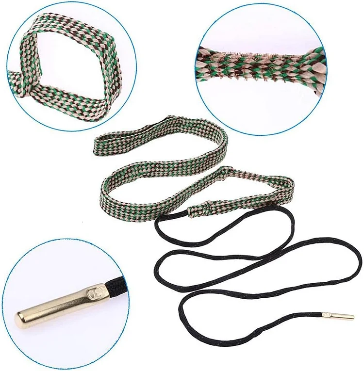 Gun Cleaner Snakes, Rifle Cleaning Rope, Compact Gun Cleaning Supplies