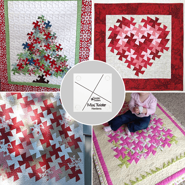 Rotating Windmill Template Ruler - With Instructions