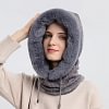 Winter Knit Set Unisex Warm Wind-proof Cap