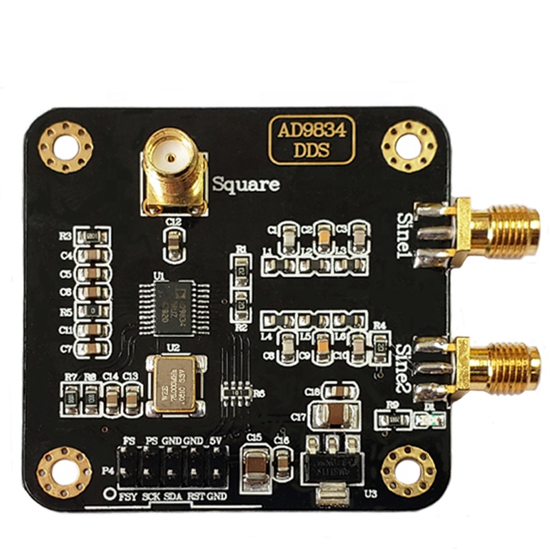 AD9834 Sine Triangle Wave Square Wave Signal Generator Circuit DDS ...