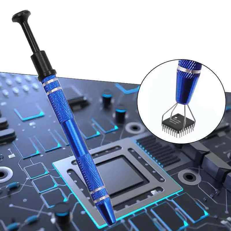 IC Extractor Electronic Component Grabber Chip Removal Tool Four-Claw ...