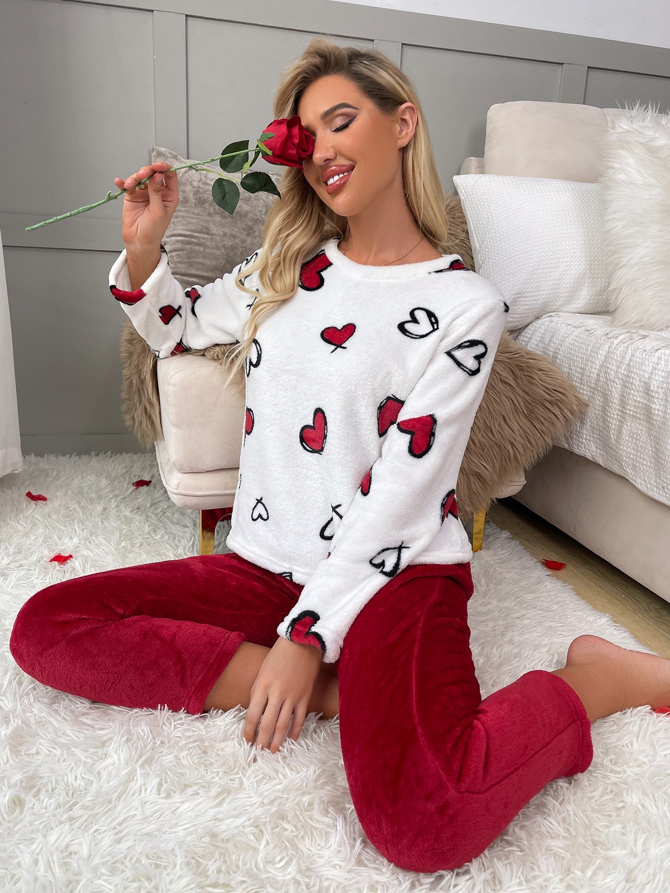 Heart PJ Set