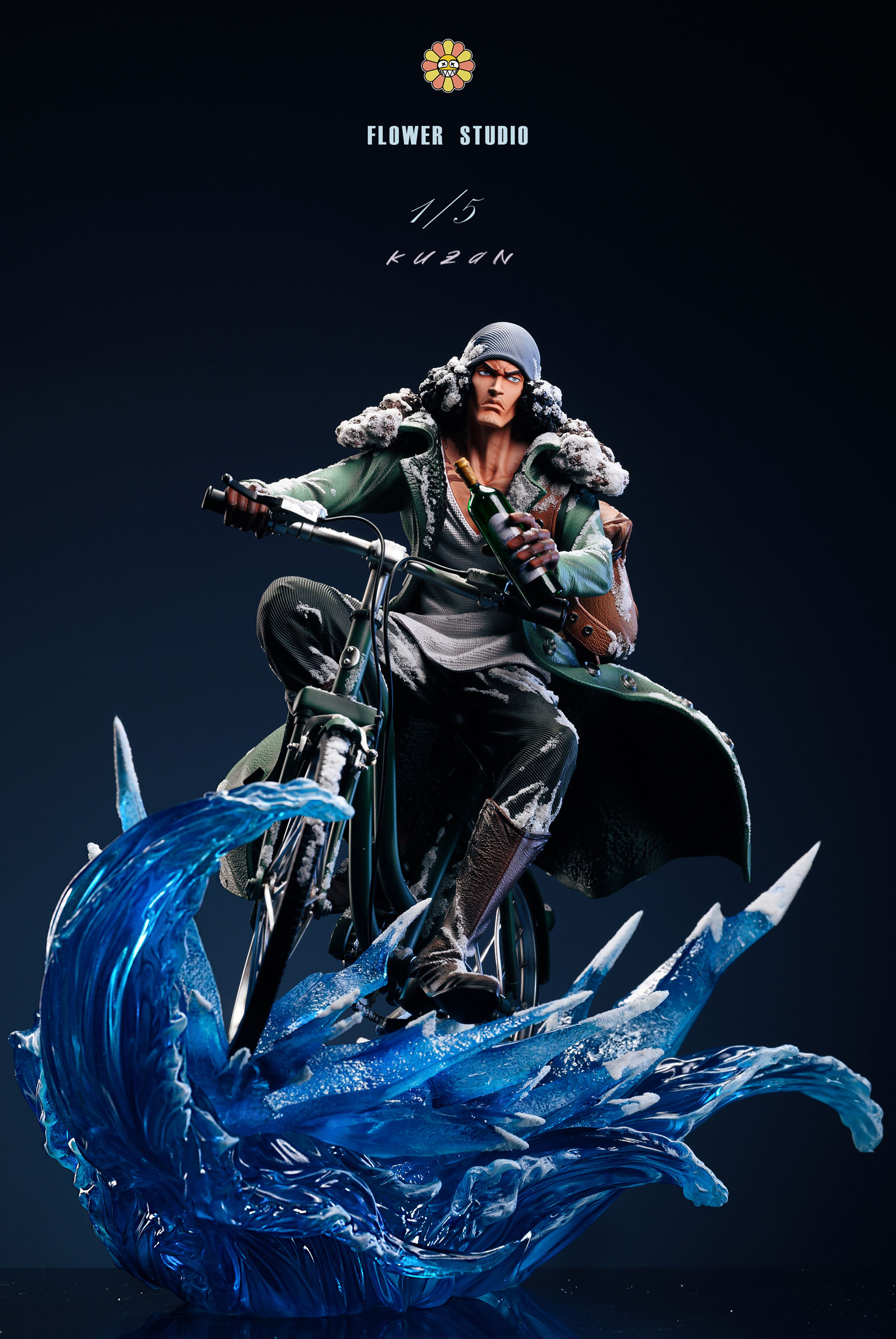 1/5 Scale Cycling Kuzan - ONE PIECE Resin Statue - Flower Studio [Pre ...
