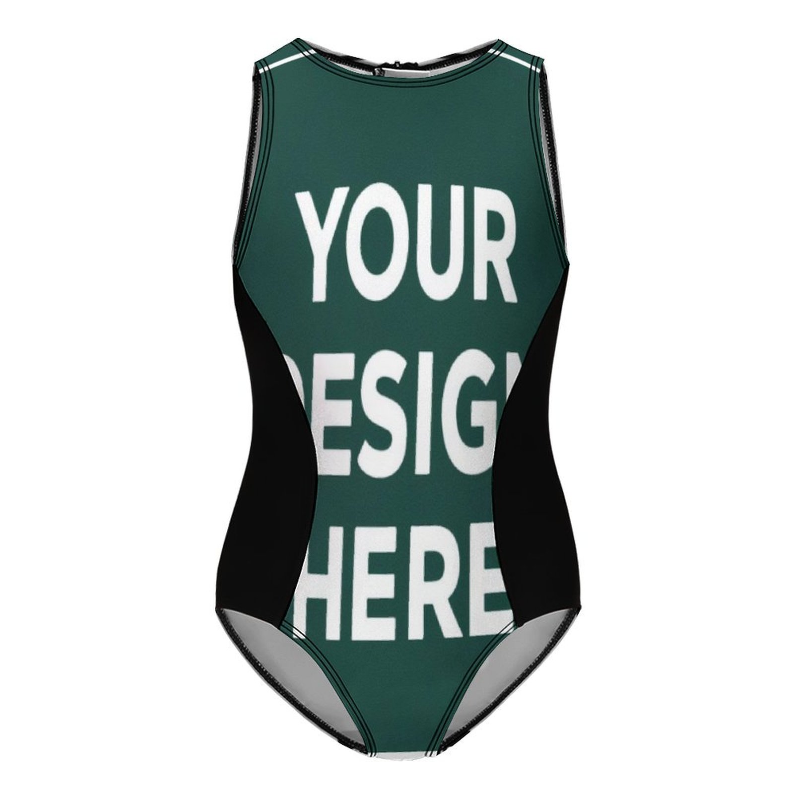 Multiple Images Personalized Design Children Girls' One-Piece Swimsuit ...