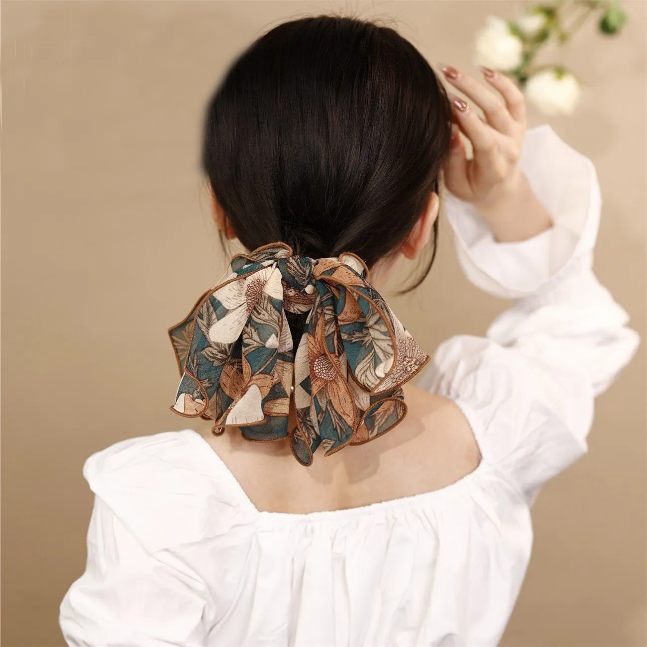 French Ribbon Scrunchies KERENTILA