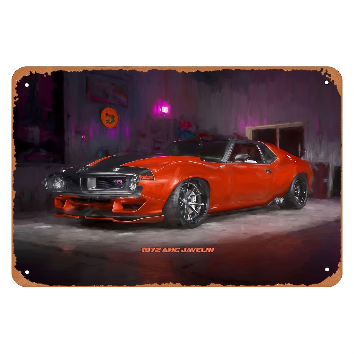 1972 AMC Javelin Sports Car - Vintage Metal Signs - 30*40cm