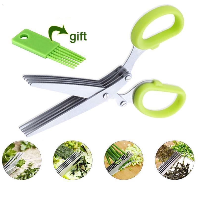 5-Blade Veggie Scissor |5 blade vegetavle Chooper
