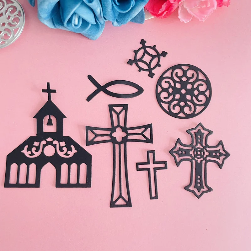 Nigikala cross angel scrapbook die Metal Cutting Dies DIY Scrapbook ...