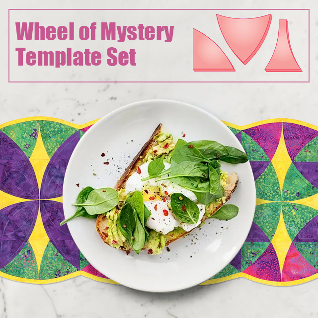 Wheel of Mystery Template Set - 3PCS (With Instructions)