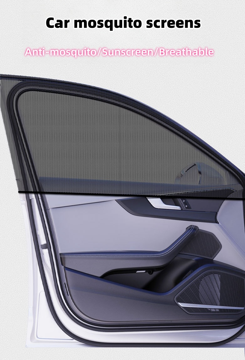 Car anti-mosquito breathable window net