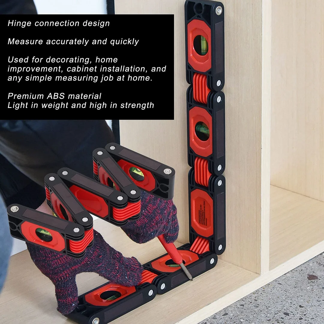 Multifunctional Folding Level Ruler