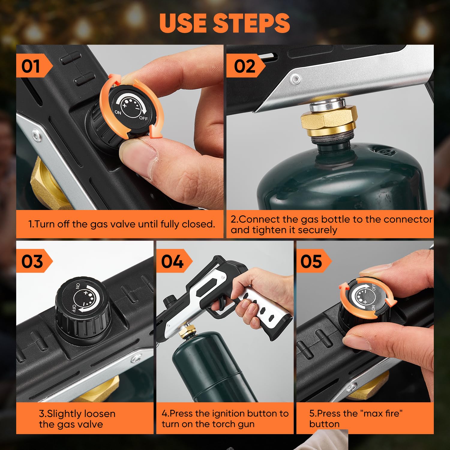 Saker® Saker Propane Torch Gun