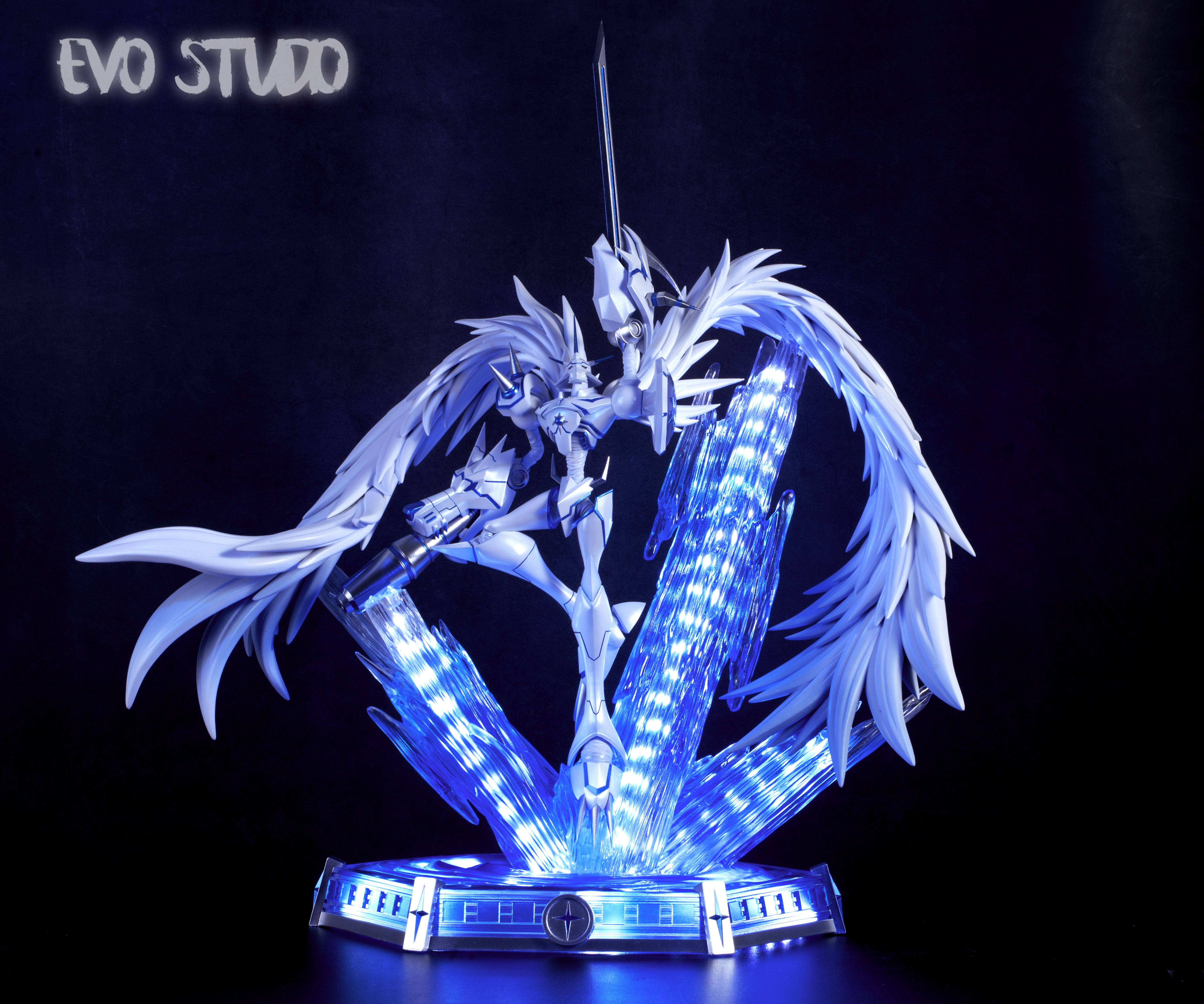 Omnimon Merciful Mode with LED - Digimon Resin Statue - EVO Studios [In ...