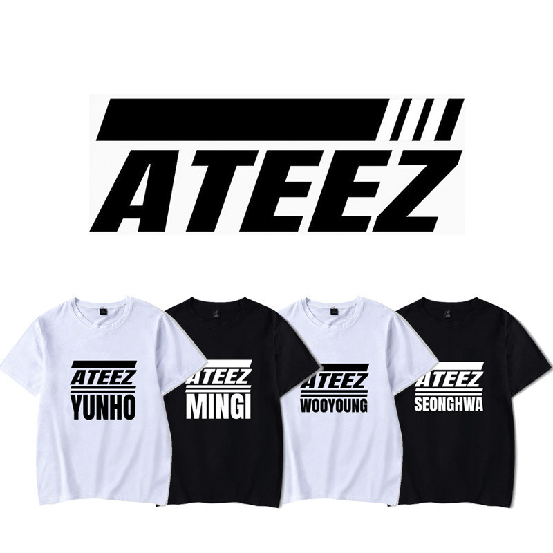 ATEEZ Member Name Print T-shirt