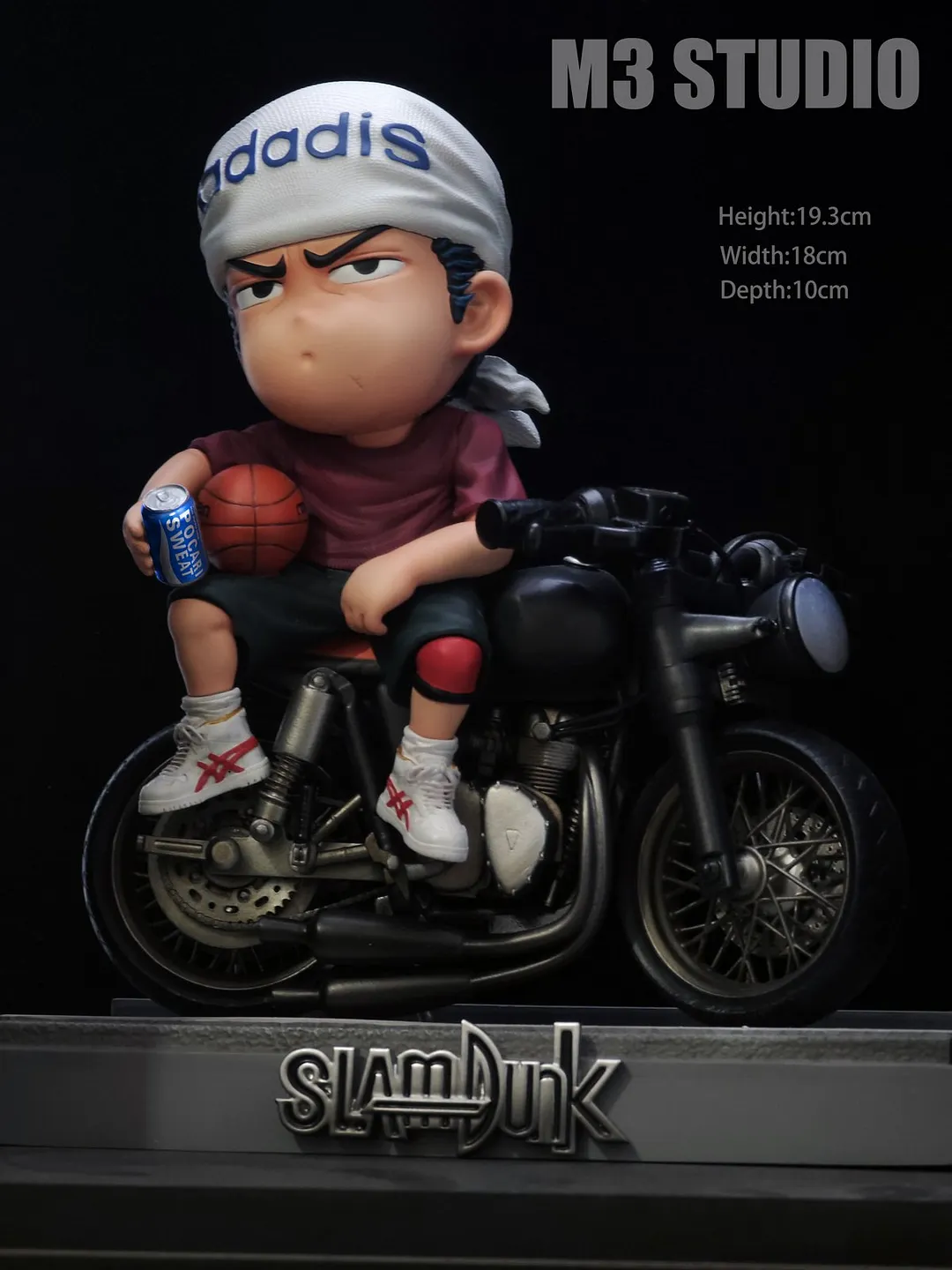 Chibi Ver. Motorcycle Hisashi Mitsui - SLAM DUNK Resin Statue - M3 Studios