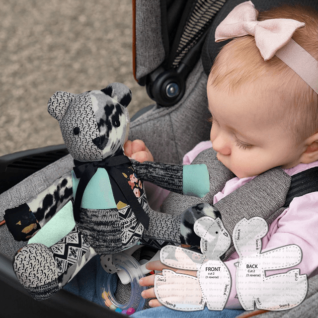 Simple Memory Bear Template Set - With Instructions