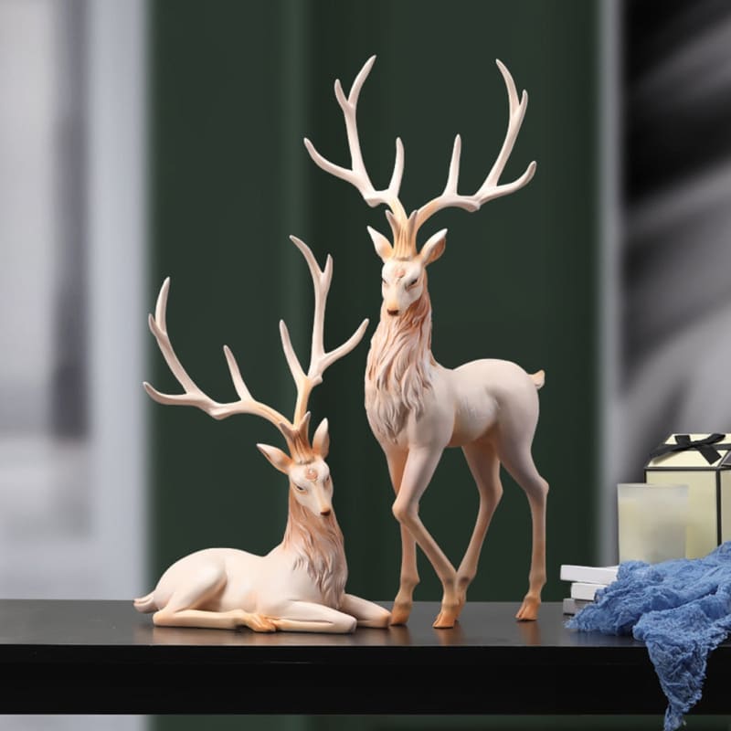Lumulox | Stylish Black Deer Decor for Modern Home Interiors