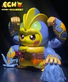 Gingantamax Machamp Cosplay Pikachu - Pokemon Statue - ECHO_Studio