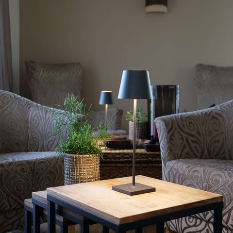 LED Creative Rechargeable Table Lamp - Portable Bedside Lamp Bar ...