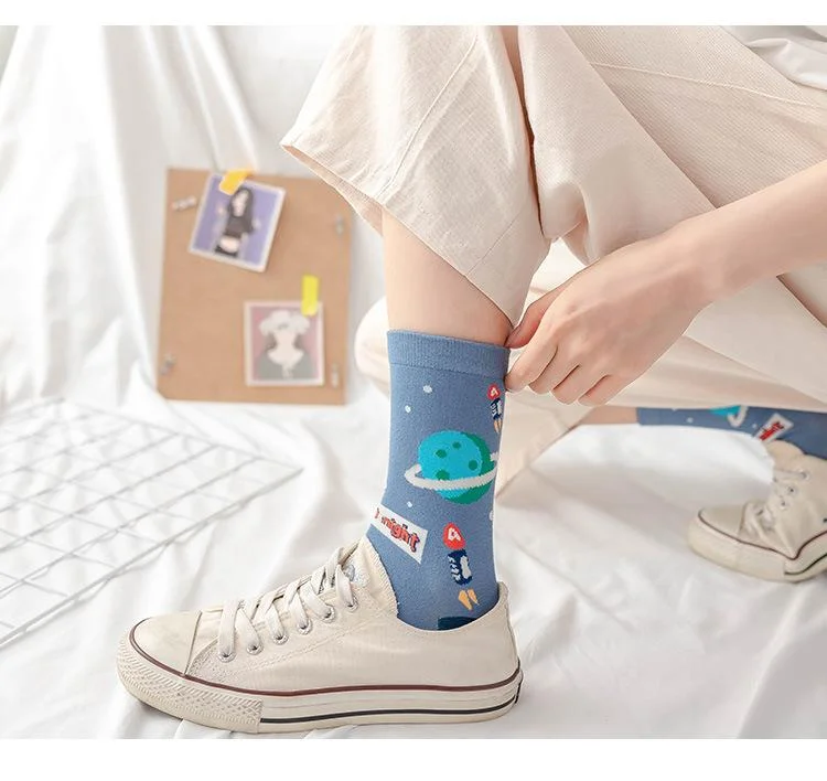 Cartoon Planet Anime Socks