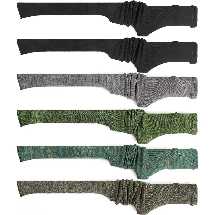 Extra thick, silicone-treated gun socks for rifles and shotguns