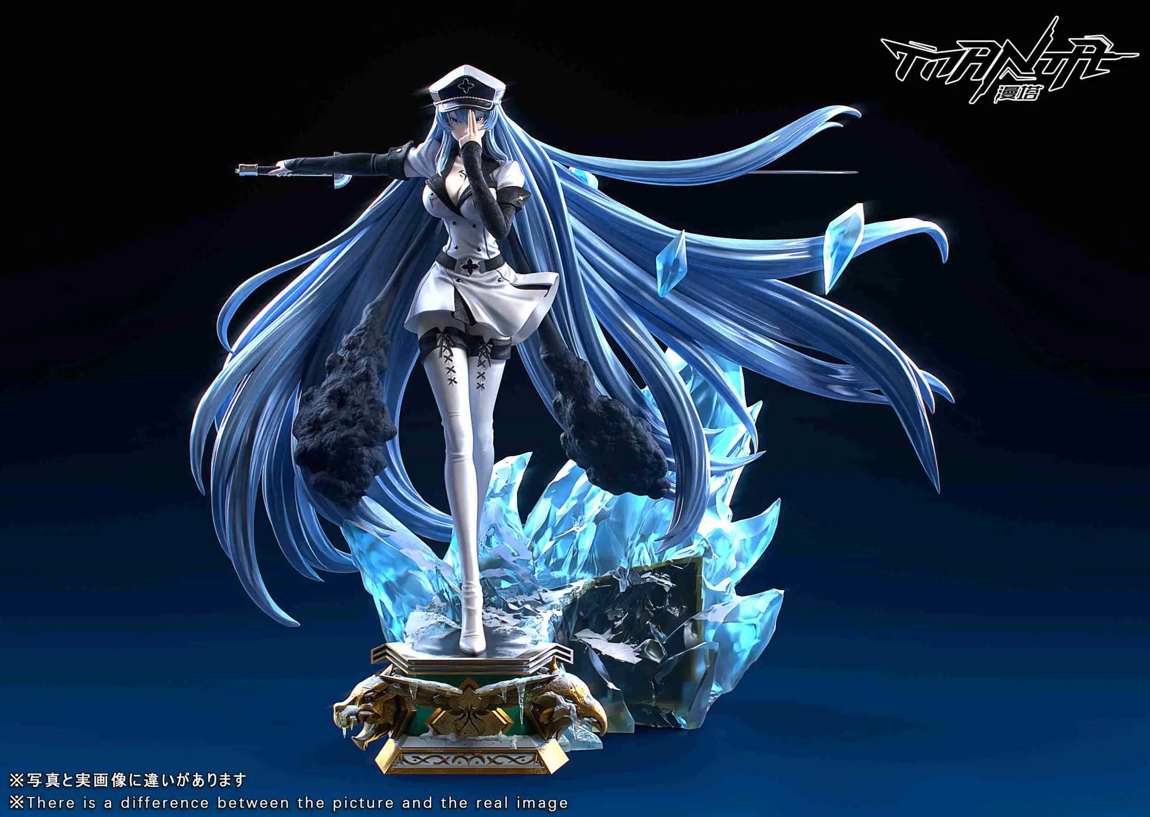 1/6 Scale Esdeath with LED - Akame Ga Kill Resin Statue - Manta Studio