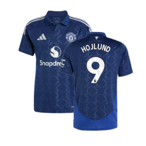 Manchester United Rasmus Hojlund 9 Away Shirt Kit 2024-2025
