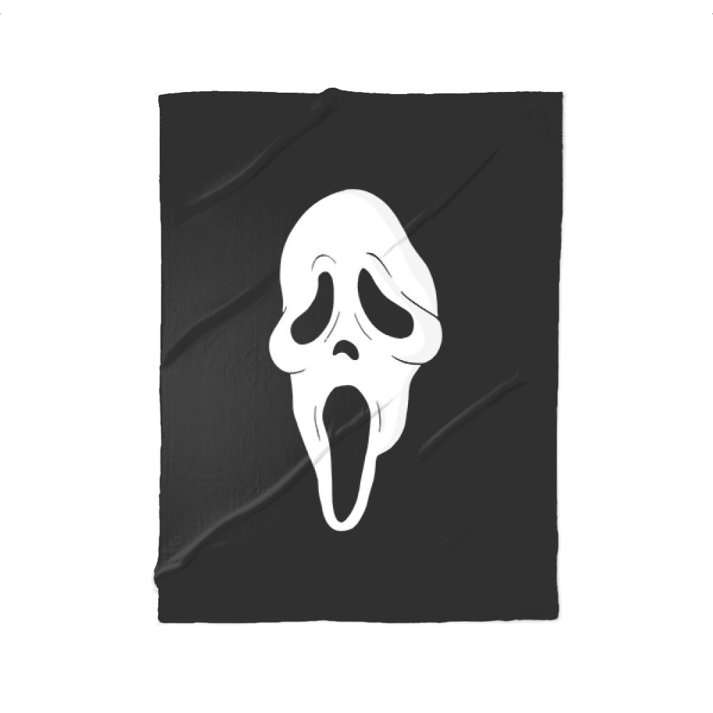 Scream Ghostface Appears, Halloween Fleece Blanket
