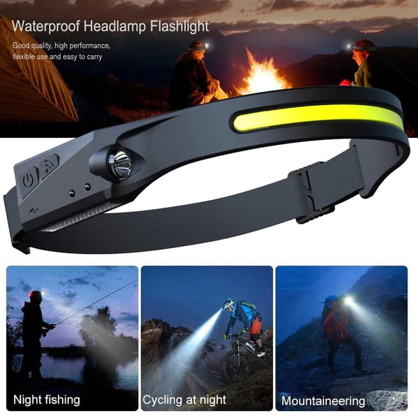 🔥Wave Sensor Movimiento LED Headlight buy 2 free shipping