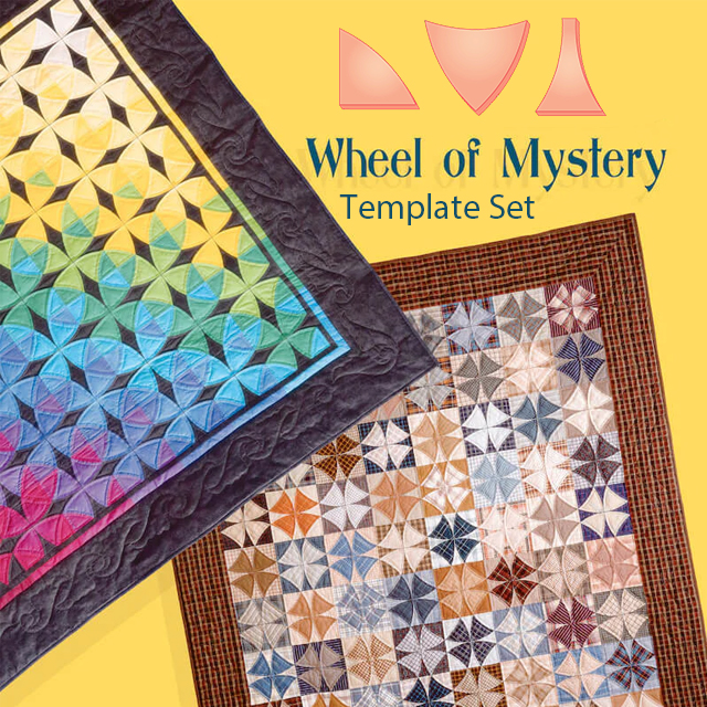 Wheel of Mystery Template Set - 3PCS (With Instructions)