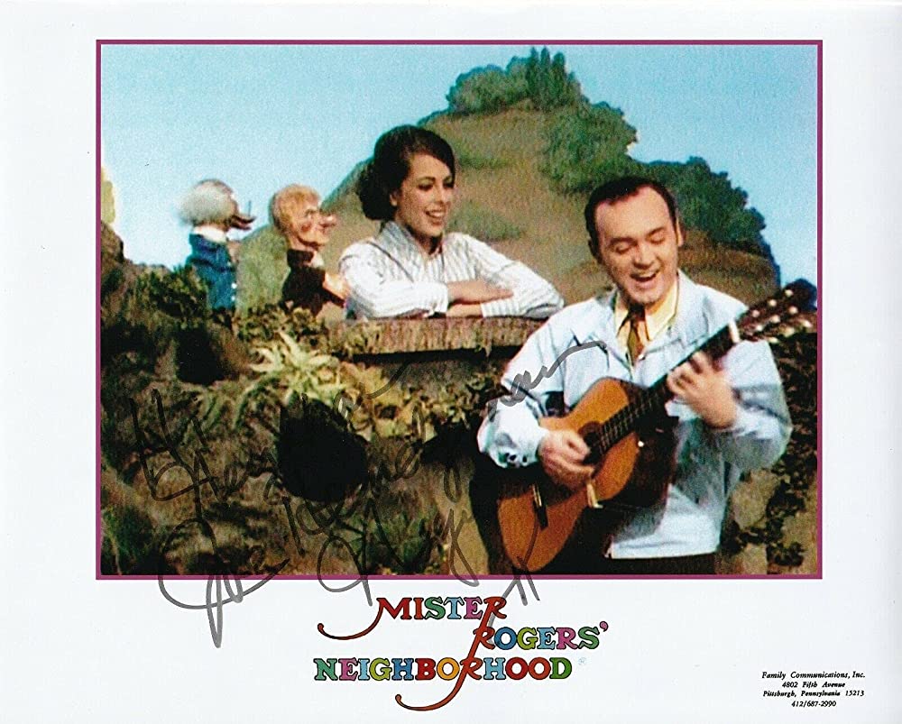 Joe Handyman Negri REAL SIGNED Mister Rogers' Neighborhood Photo Poster ...