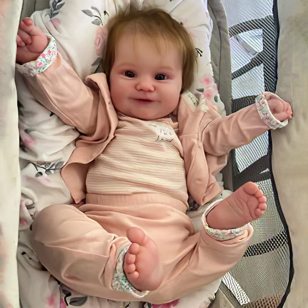 Reborn Toddler Baby Dolls 20" Real Looking Lifelike Chubby Blonde Hair ...
