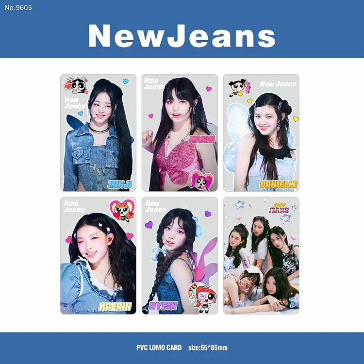 NewJeans Album GET UP Stage Photo Clear Card