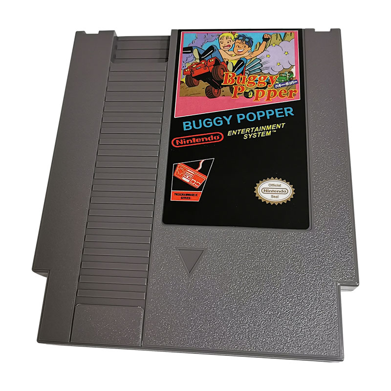 Buggy Popper For Nintendo NES - 8 Bit Game Cartridge