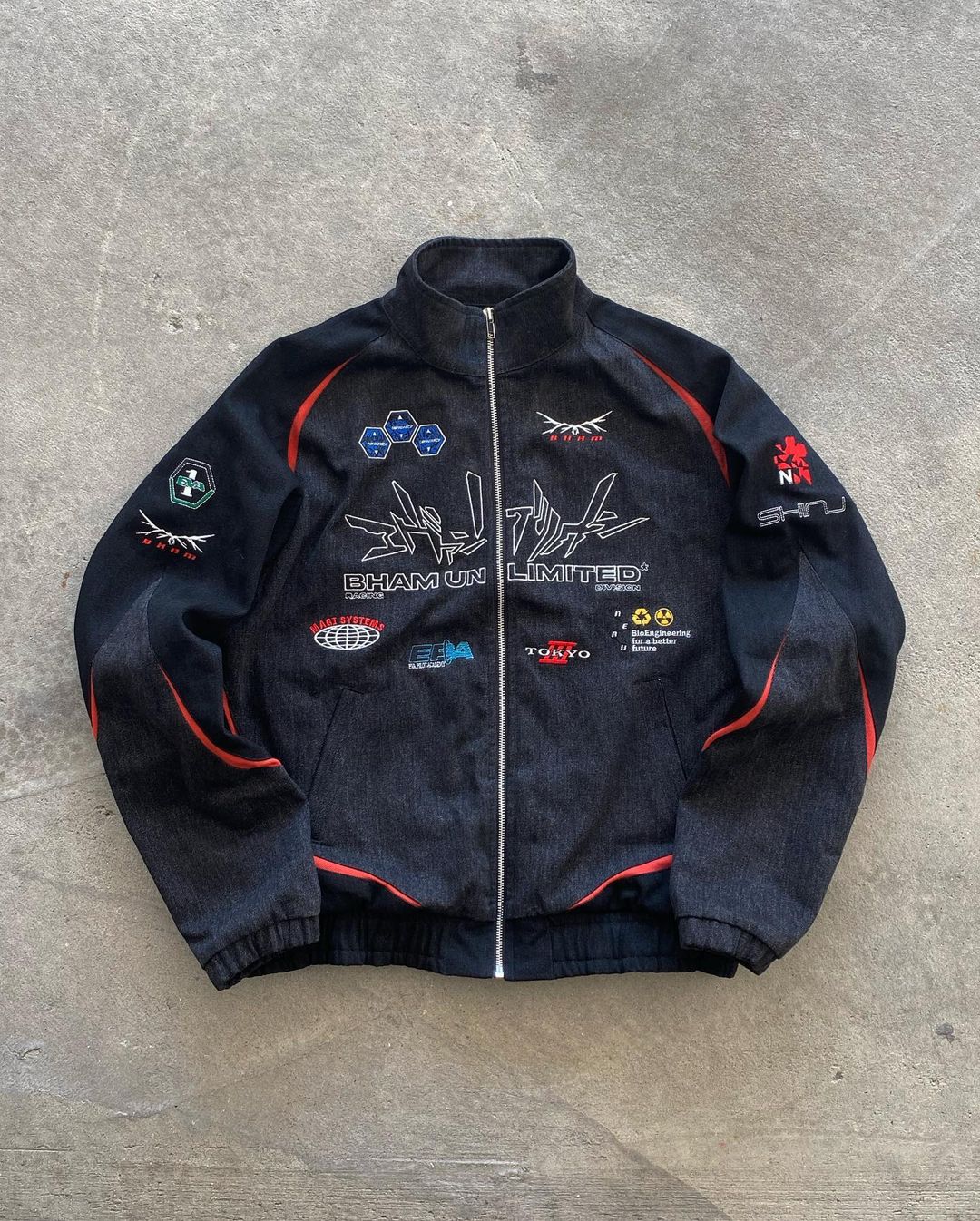 Evangelion Denim Racing Jacket