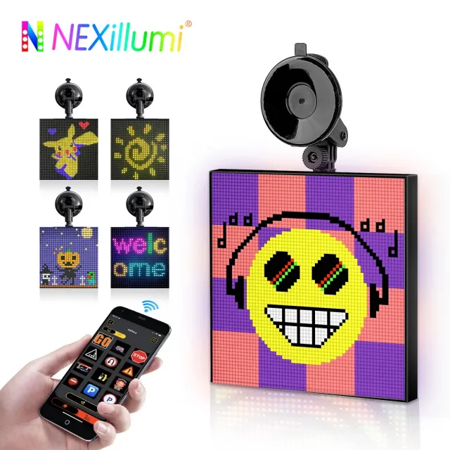 Full-color smart LED window display table