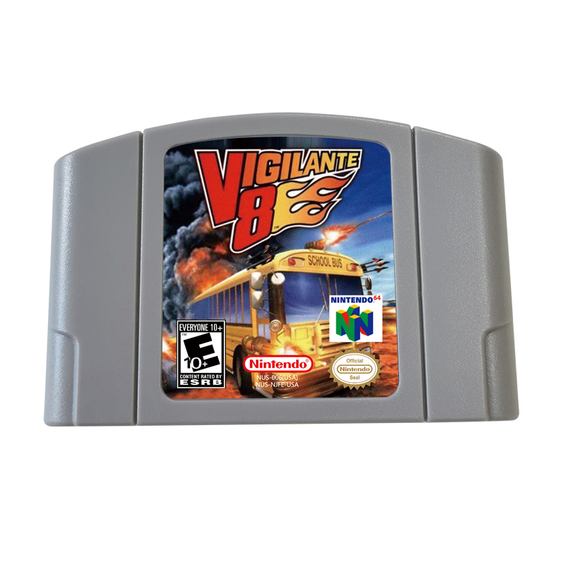 Vigilante 8 N64 Cartridge For Nintendo 64 Game Console
