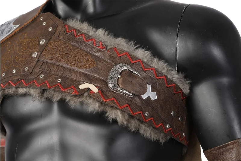 God of War Ragnarok Kratos Halloween Cosplay Costume Outfits Full set