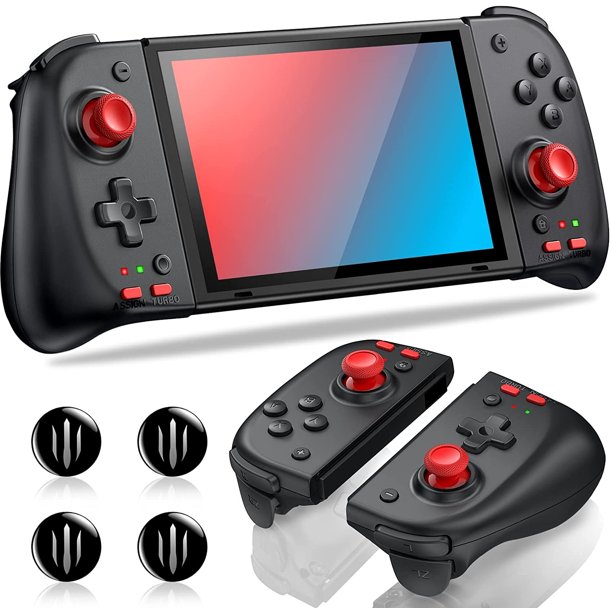 DinoFire for Nintendo Switch Joy-cons Controller, Programmable for Joy ...