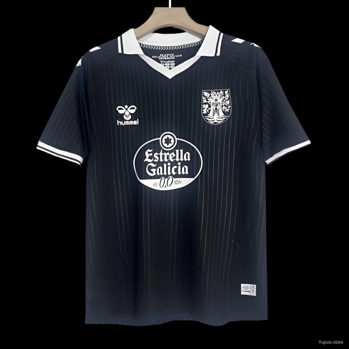 2025-2026 Celta Vigo 2025 Hummel -Olive Tree of 100 Years- Black Jersey