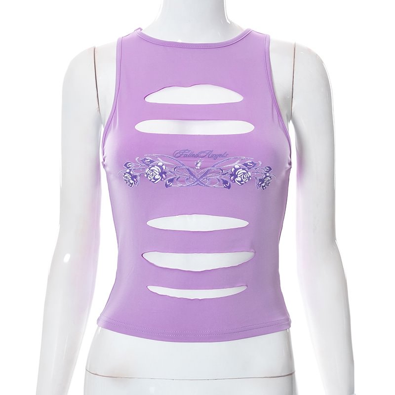 FALLEN ANGELS RIPPED TANK TOP