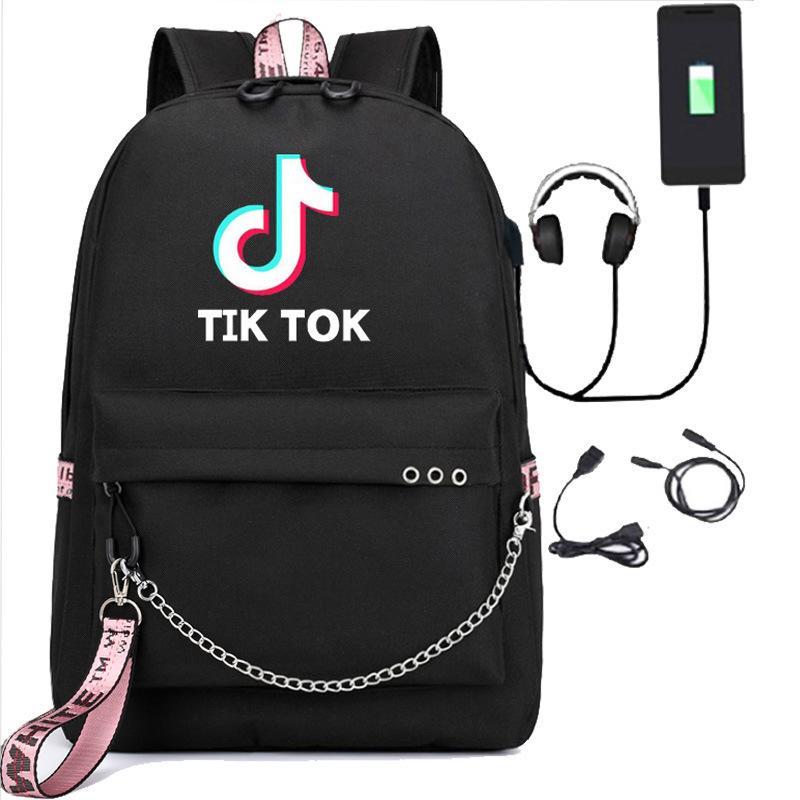 Casual Tik Tok Backpacks for Girls School Bag and Women Travel Backpacks
